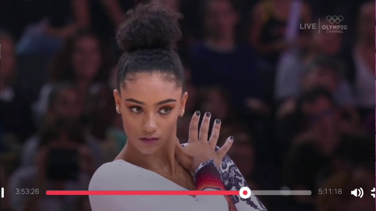 Mandy Mohamed - Floor EF - 2018 Paris World Cup - YouTube