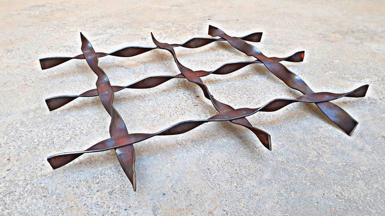 Simple bending tricks for metal bar || Useful ideas for metal bar ...