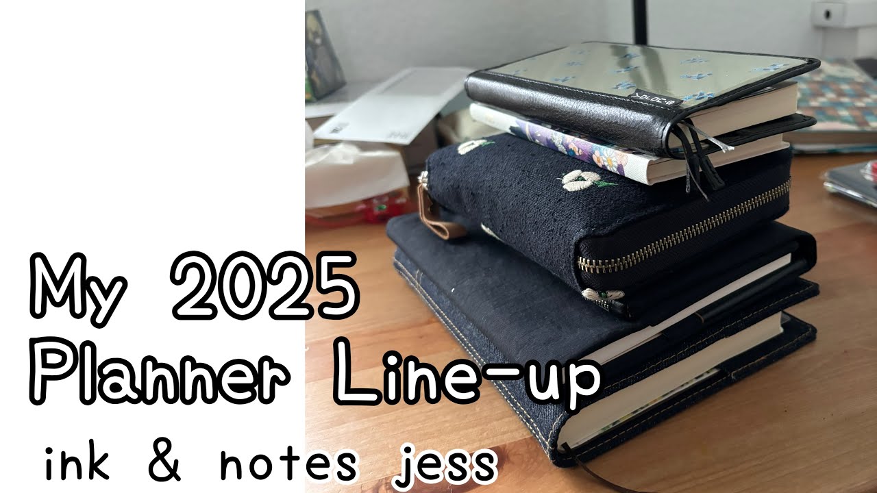 Planner plan - My 2025 planner line-up | ink & notes jess - YouTube