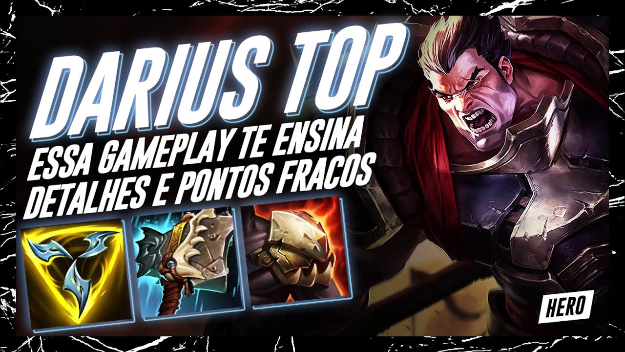 DARIUS TOP | GAMEPLAY EXPLICATIVA ENSINANDO A ADAPTAR - YouTube