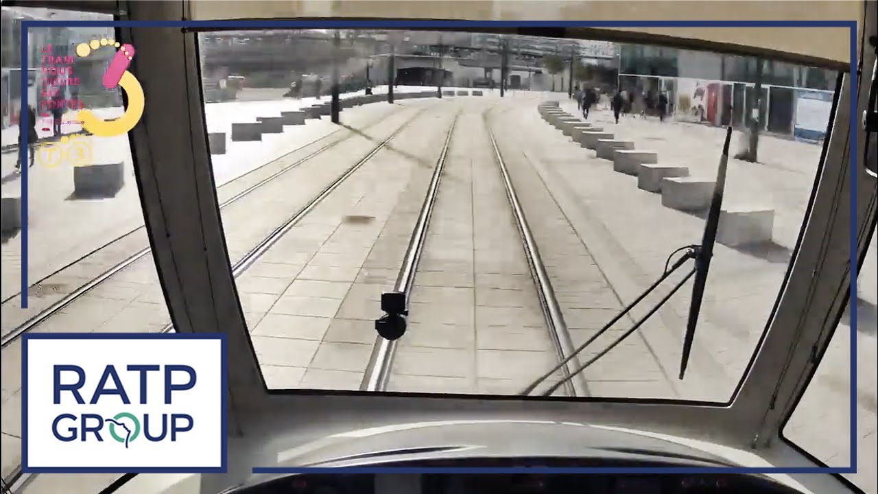 Tramway T3b: suivez le parcours de la nouvelle ligne | RATP - YouTube