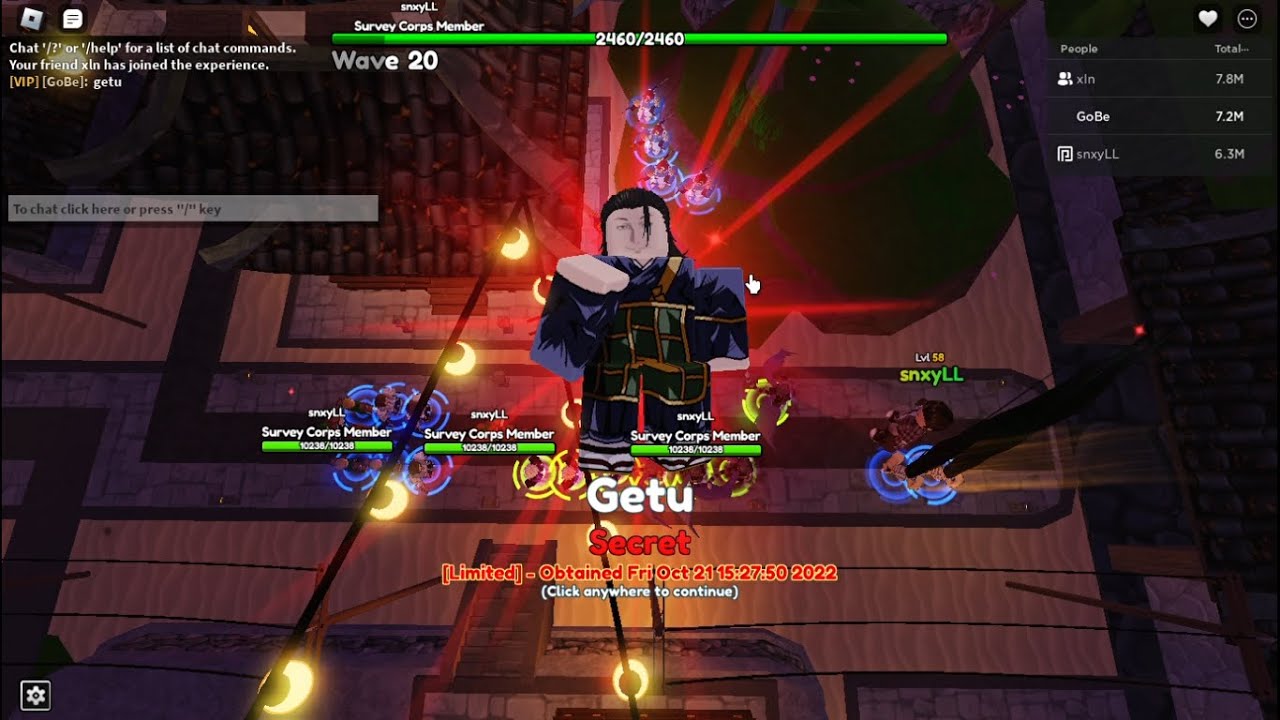 MY 2ND SECRET UNITS GETO SUGURU HE CAN HIT AIR TOO!!! | GETU # ...