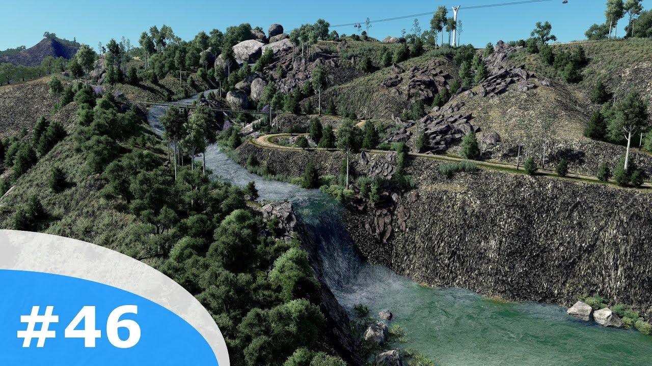 Cities Skylines - Littletown: 46 - They getting a waterfall - YouTube