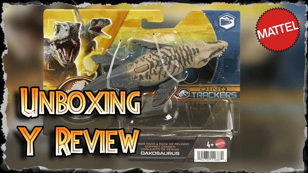 Unboxing y Review de Dakosaurus de Jurassic World: Dino Trackers de ...