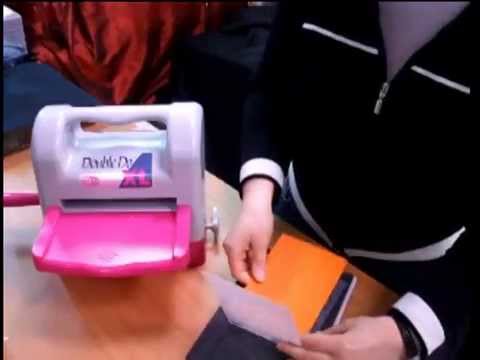 1. Video / DIY Anleitung Double Do XL - Prägen mit einer Cuttlebug ...