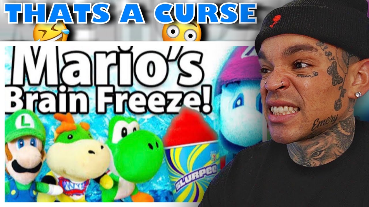 Crazy Mario Bros: Mario's Brain Freeze! [reaction] - YouTube