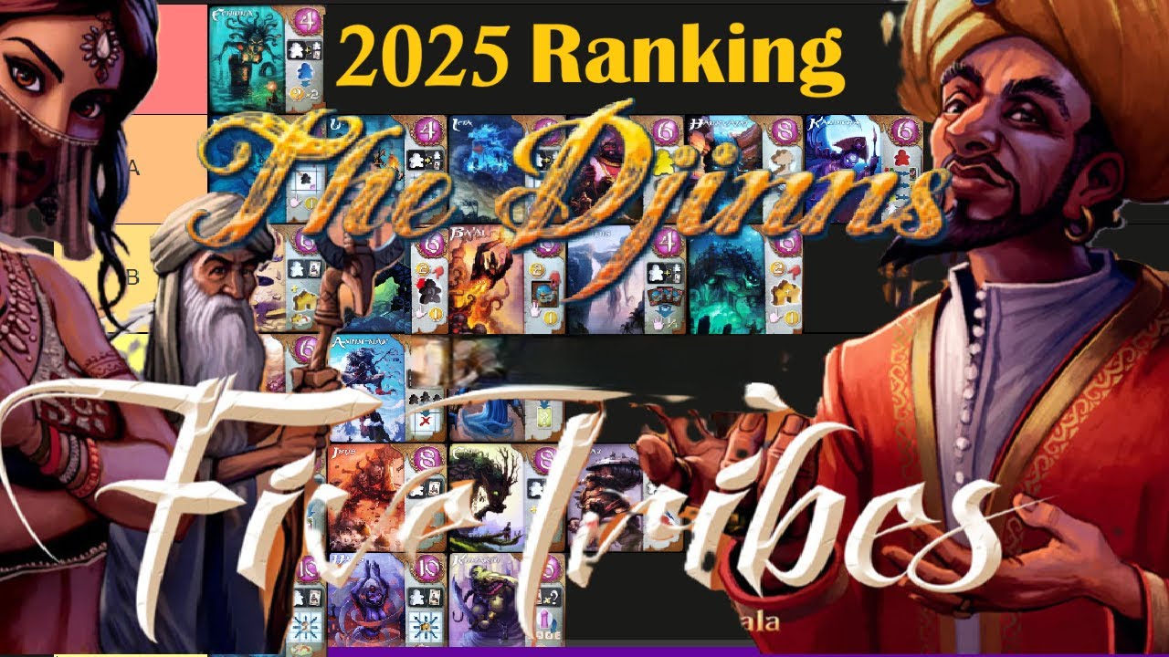 Ranking of the Djinns | Five Tribes | Tier List 2025 - YouTube