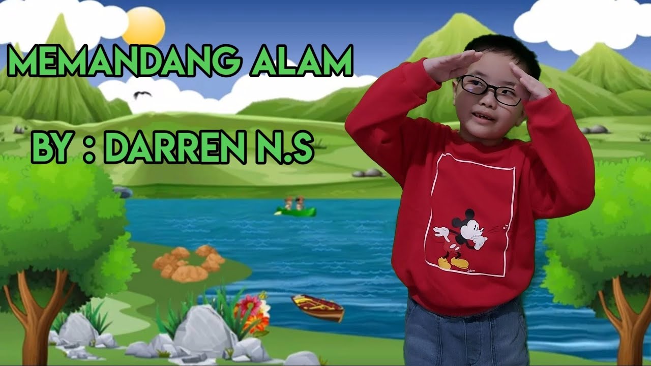 MENYANYIKAN LAGU MEMANDANG ALAM - TUGAS SEKOLAH 🤣 - YouTube