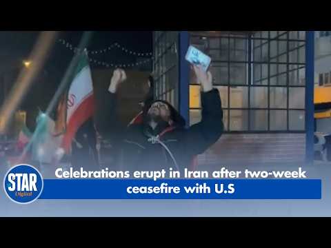 Celebrations erupt in Iran after two-week ceasefire with U.S