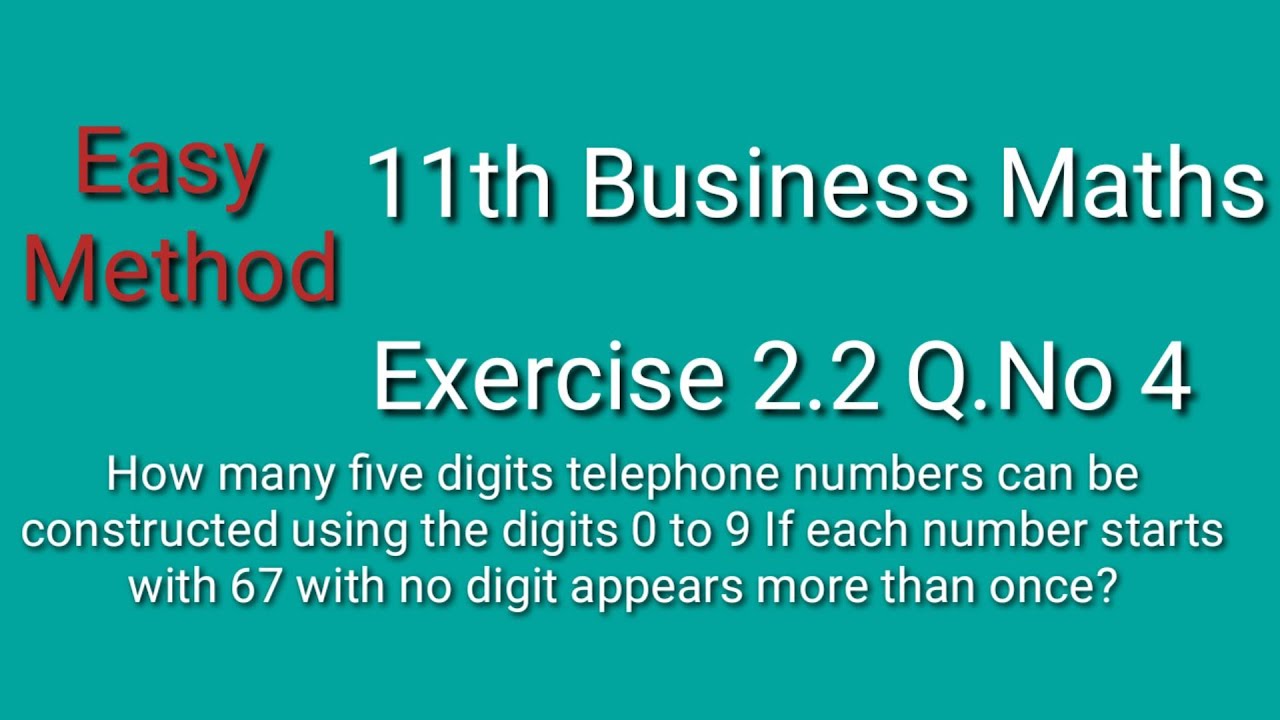 How many five digits telephone numbers can be constructed using the ...