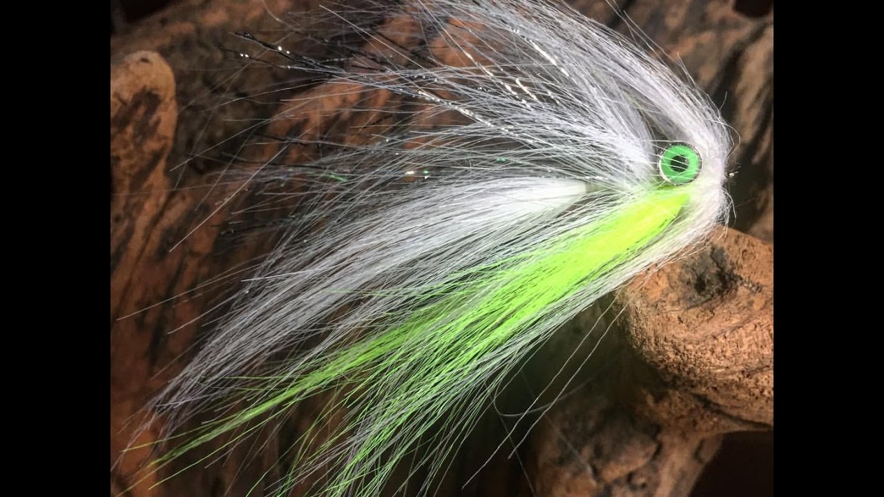 Hallow Body Minnow Fly Pattern Using Craft Fur - YouTube
