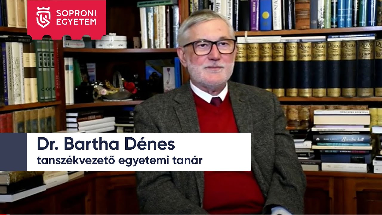 Soproni Egyetemi Almanach - 23. Adás - Dr. Bartha Dénes - YouTube