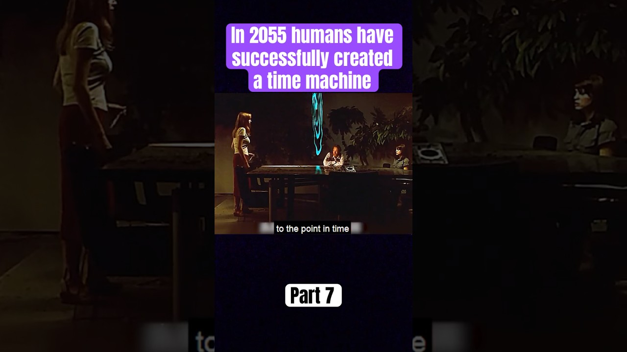 In 2055 humans have successfully created a time machine#timemachine # ...