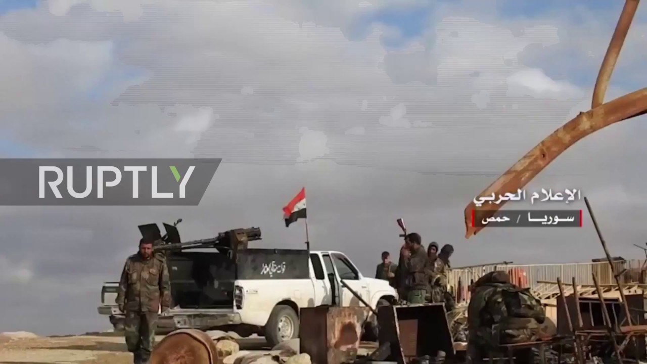 Syria War 2017 - Palmyra offensive 2017 - SAA deploy in newly liberated ...