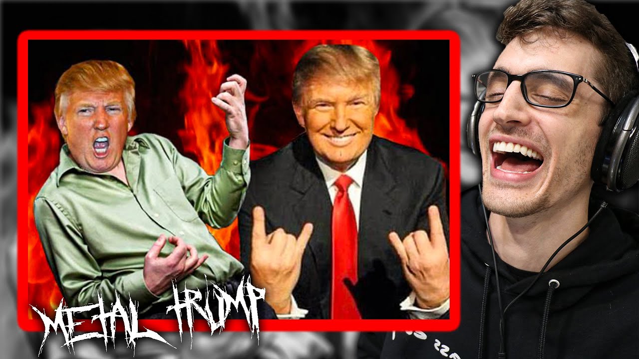 METAL TRUMP - "Enter Sandman" (Metallica) REACTION!! - YouTube