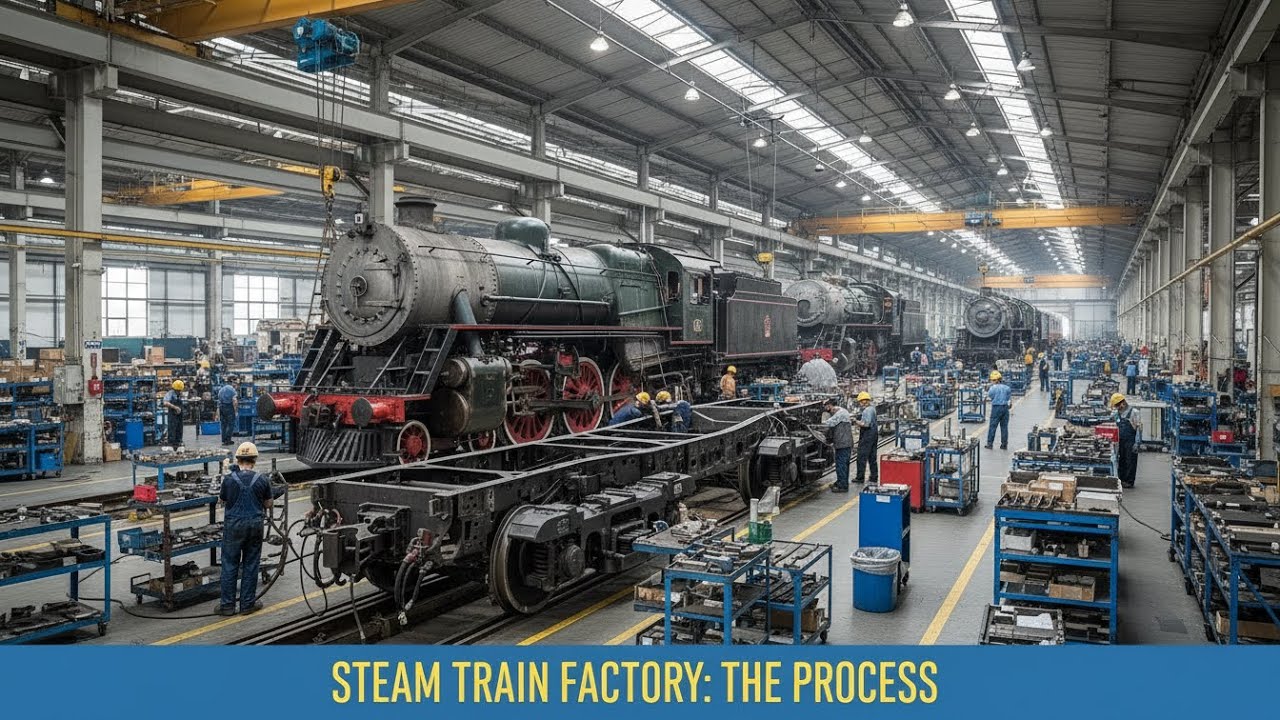 How a Steam Locomotive Is Made: Full Factory Tour & Build Process - YouTube