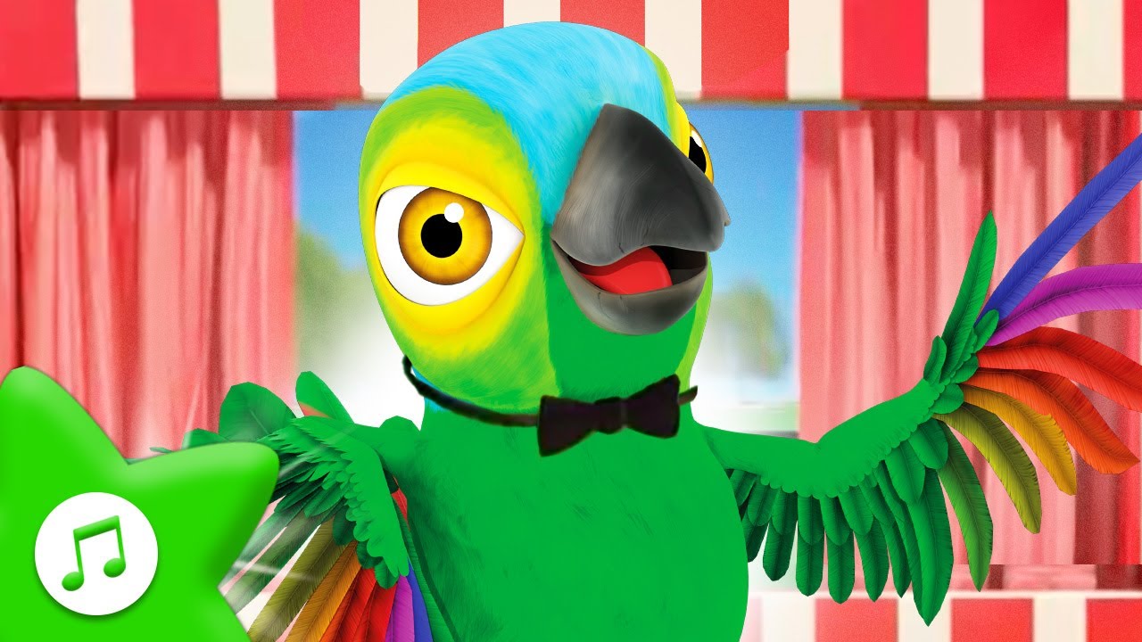 The Imitating Parrot - Kids Songs & Nursery Rhymes - YouTube