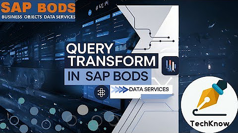 SAP BODS | Data Migration | Data Integration | ETL | SAP #transforms #bodstransforms #etl #sap # ...