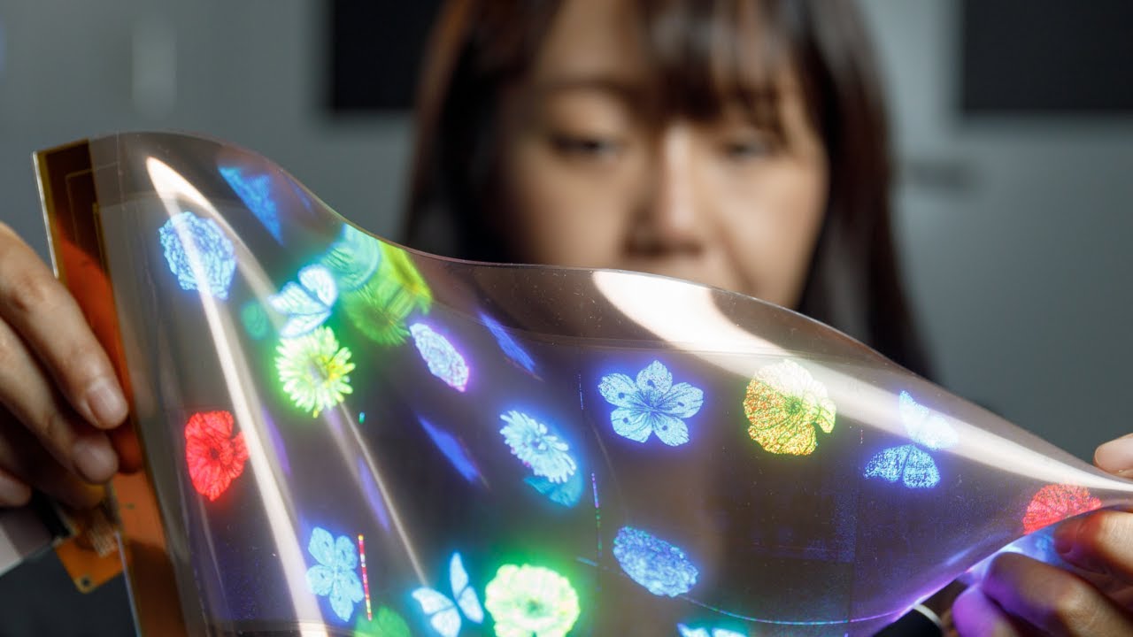 LG unveils the world’s first High-Resolution Stretchable Display made ...