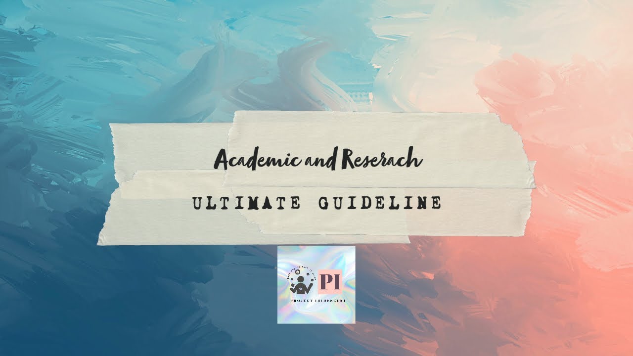 Tips to make a career in academia and research - YouTube