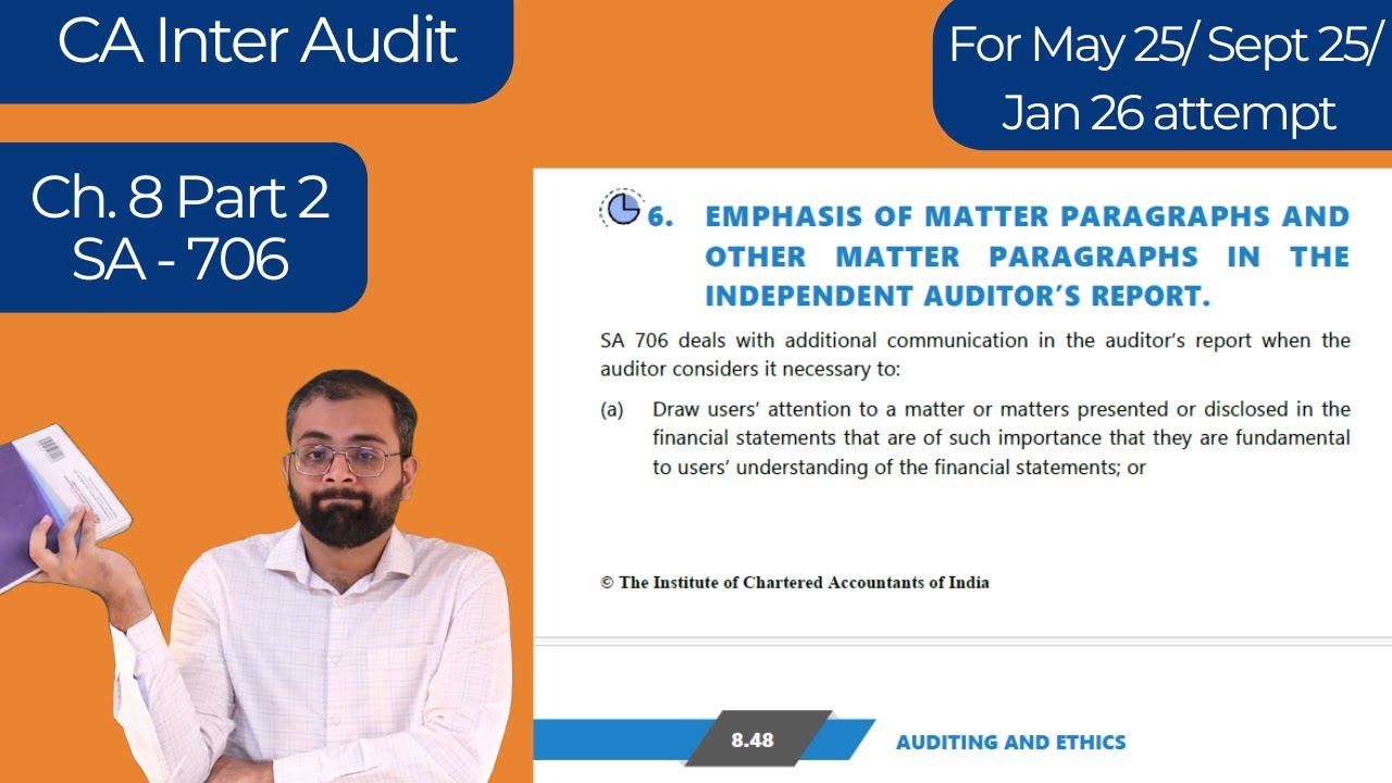 SA 706 | Emphasis of Matter Paragraph and Other Matter Paragraph ...