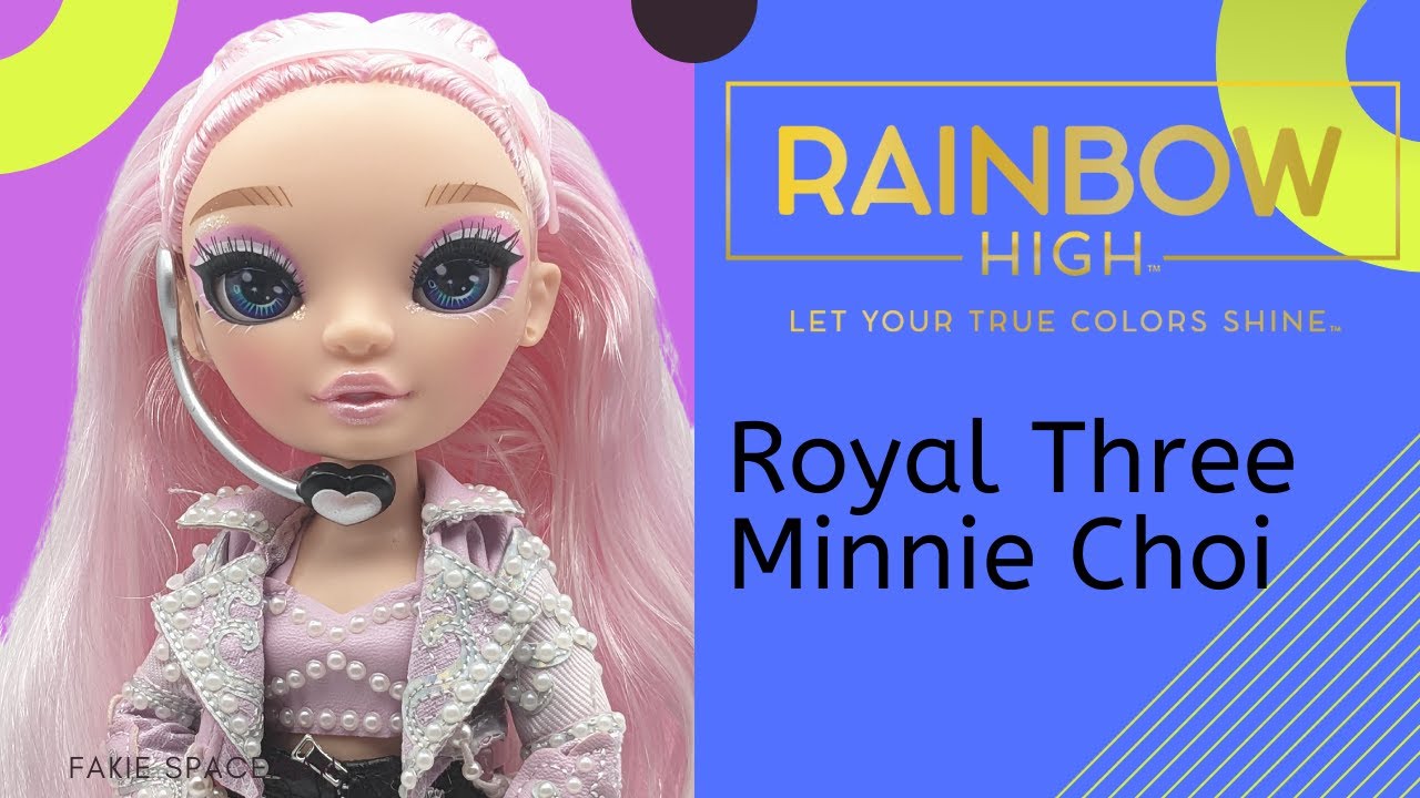 Rainbow High Rainbow Vision Royal Three K-Pop Band Minnie Choi Doll ...