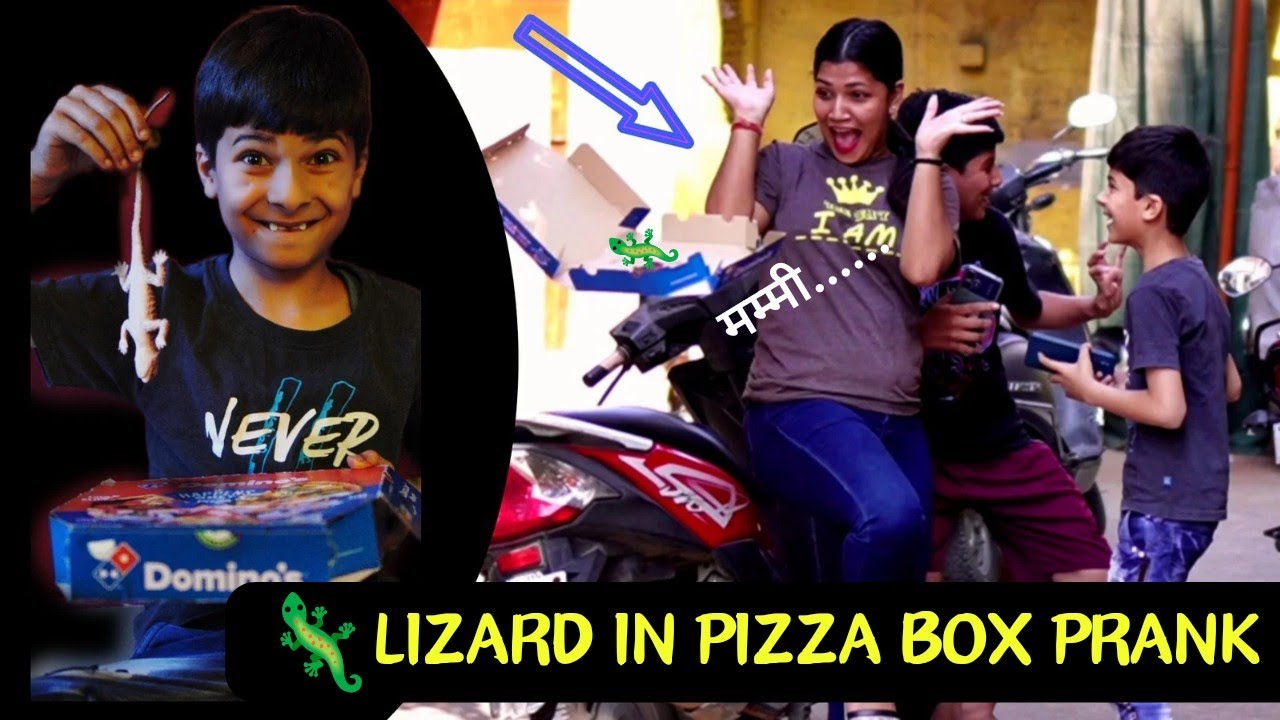 Viral Prank - Lizard in Pizza Box | Prank on Girls | Chhipkali Prank ...