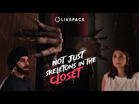 Not Just Skeletons In The Closet ft. Virat Kohli and Anushka Sharma | #LivspaceYourSpace