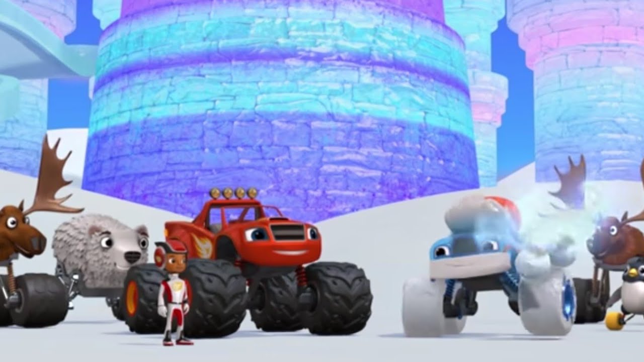 Blaze, Starla vs Crusher: The Hunt for the Magical Chain | Blaze and ...