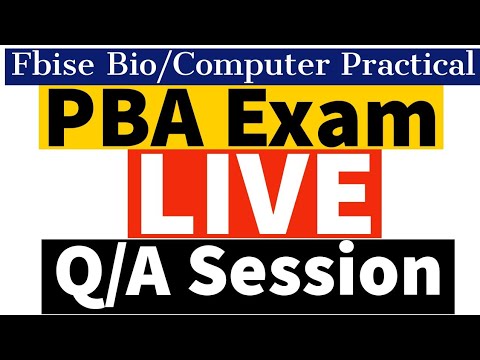 Abdul Moied Official is live! 9th Fbise Computer & Biology Important ...