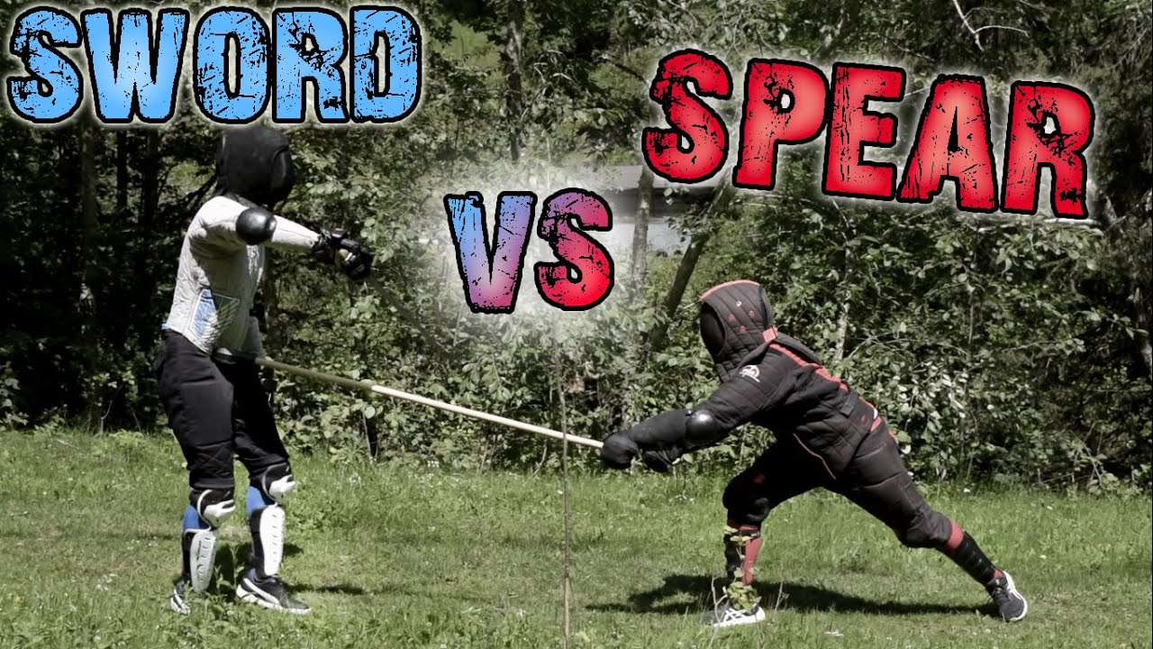 Short Spear vs Arming Sword - Sparring (with Simone Normani) - YouTube