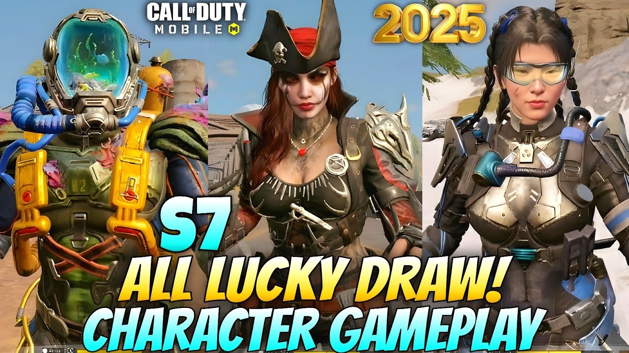 *NEW* Season 7 (2025) All Lucky Draw! Character Gameplay | Mythic Dark ...