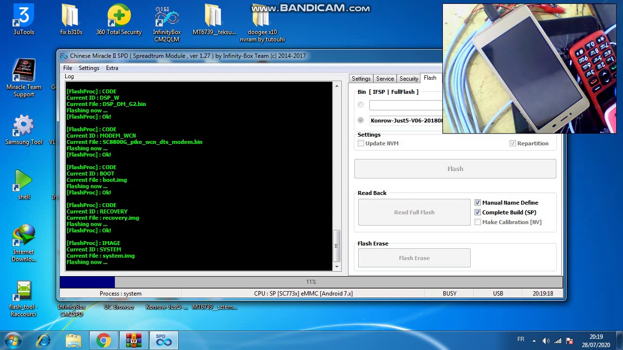 Konrow Just5 spd SC7731c V06 Nougat 7.1 - YouTube