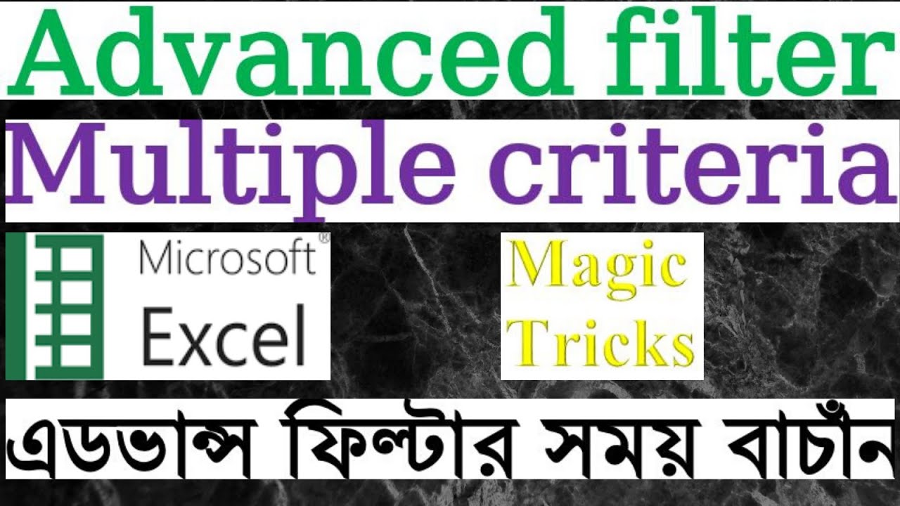 MS Excel Advanced Data Filter With Multiple Criteria MS Excel Advanced Data Filter Magic Tips ms-excel-advanced-data-filter-with-multiple-criteria-ms-excel-advanced-data-filter-magic-tips