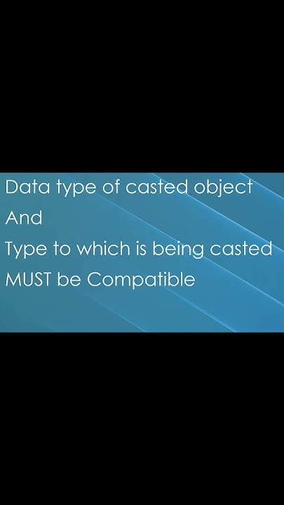 Classcastexception In Java Java Unchecked Exception Classcastexception Youtube