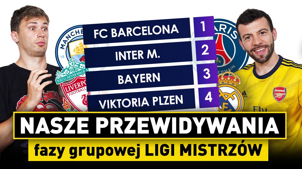 PRZEWIDUJEMY tabele FAZY GRUPOWEJ Ligi Mistrzów 2022/23! - YouTube