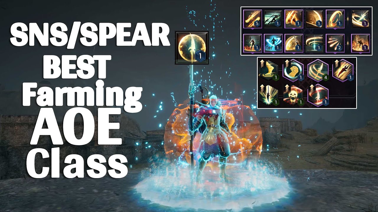 Throne and Liberty SNS/SPEAR The new best AOE Farming class (This is ...