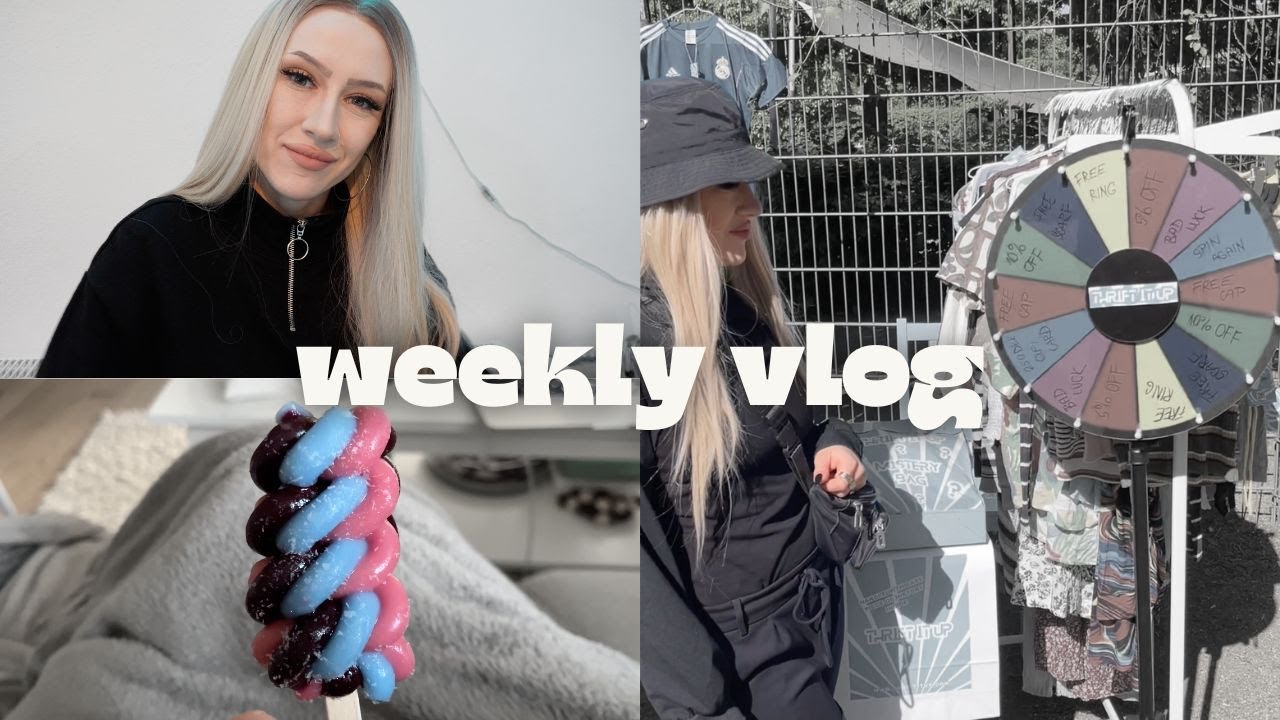 VLOG: Living in Copenhagen | selling at flea market + new thrift finds ...