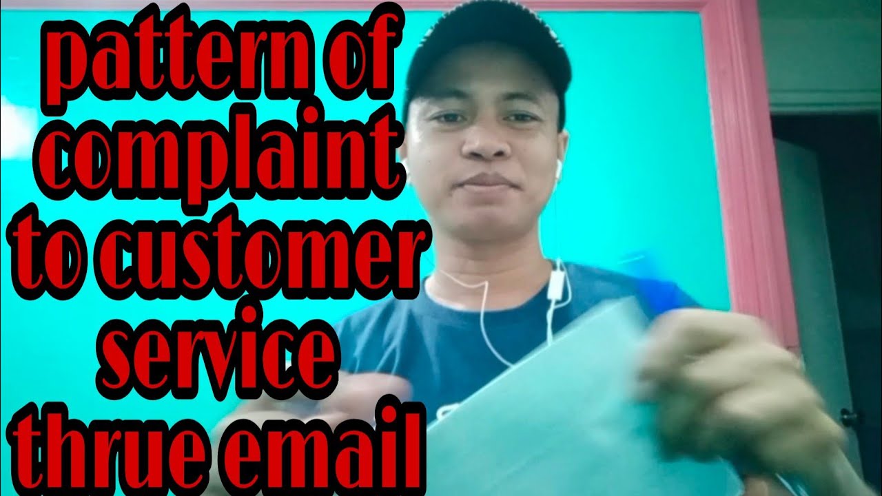 Pattern of email of complaint to customer service of converge - YouTube
