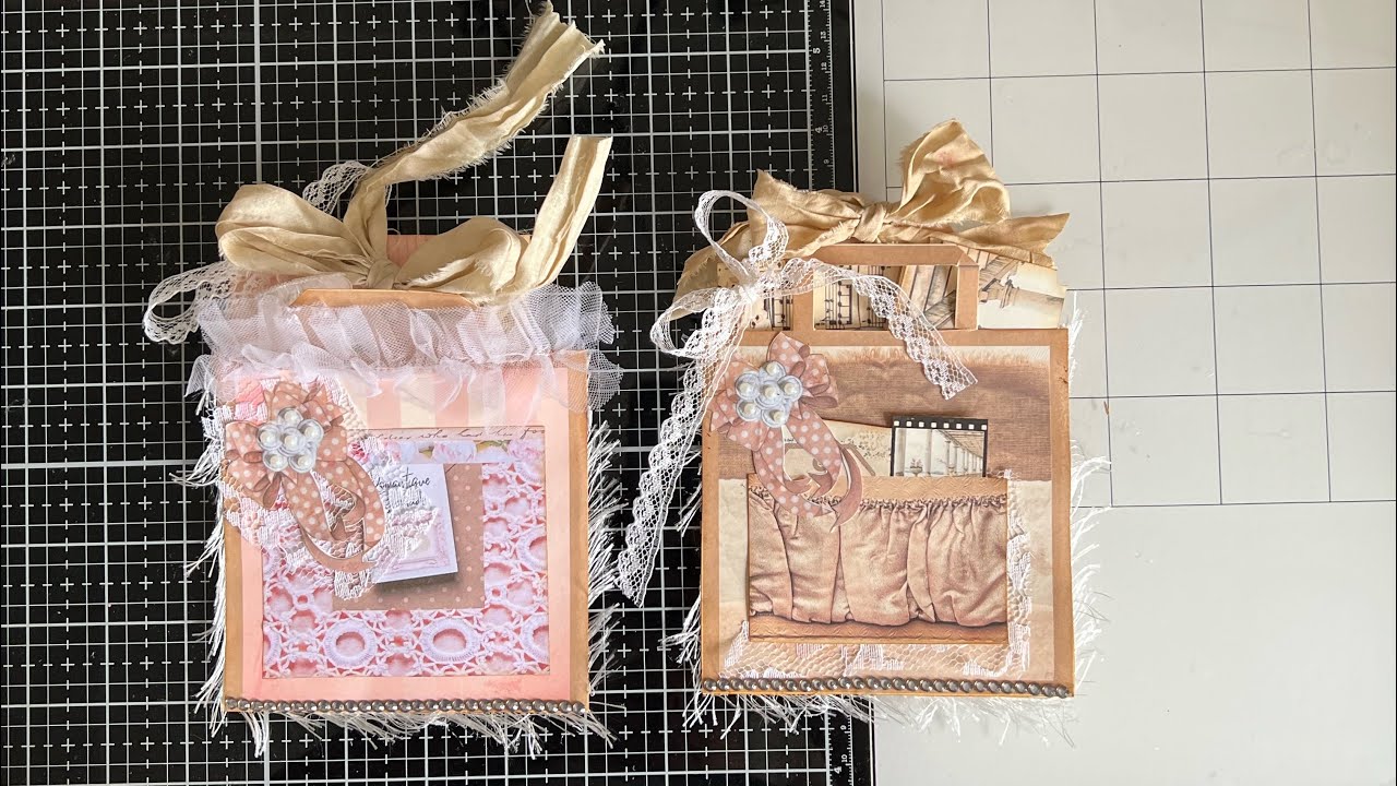 Mini Bag DT project for Doreen @OohLaLaVintageTreasures - YouTube