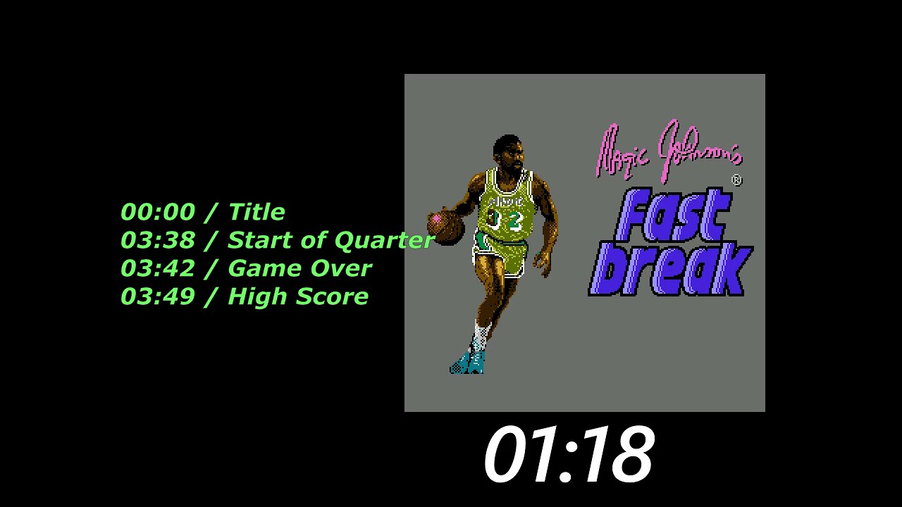 NES: Magic Johnson's Fast Break Soundtrack - YouTube