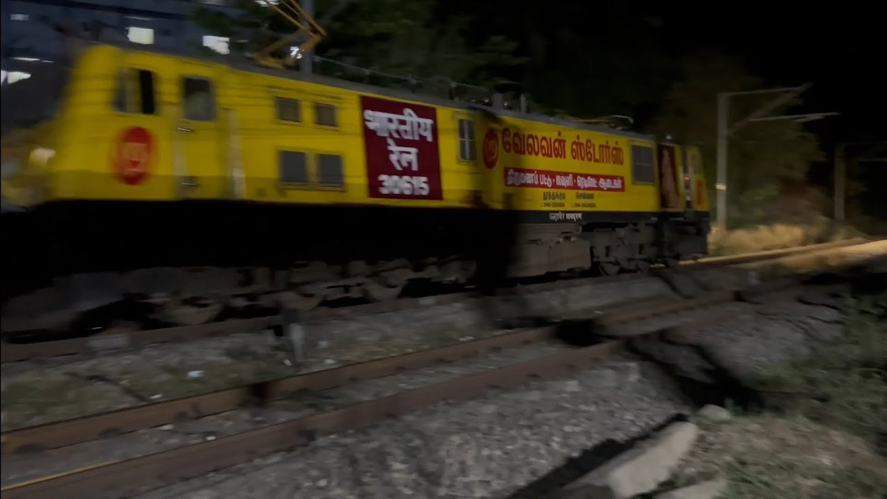 One Of The Most Beautiful WAP-7s -Vellavan Stores Livery WAP-7 With MAQ ...