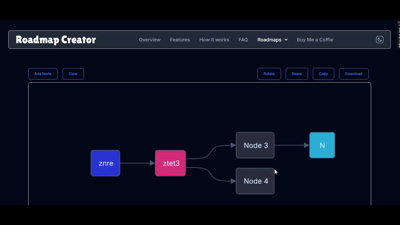 Interactive Roadmap Creator Tool Preview | Easily Build & Share Your Custom Roadmaps - YouTube