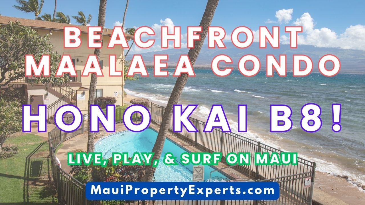 Maui Beachfront Condo - Hono Kai Unit B8 - YouTube