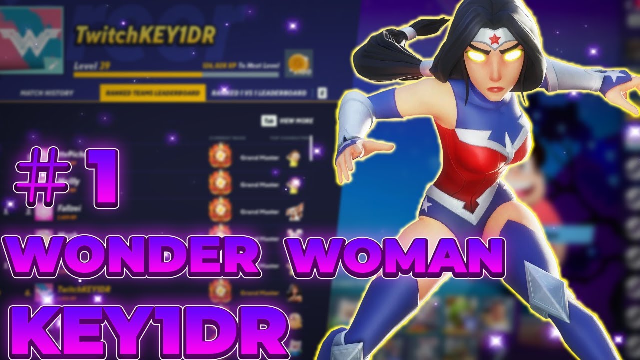 When you fight The NUMBER ONE Wonder Woman In Multiversus... - YouTube