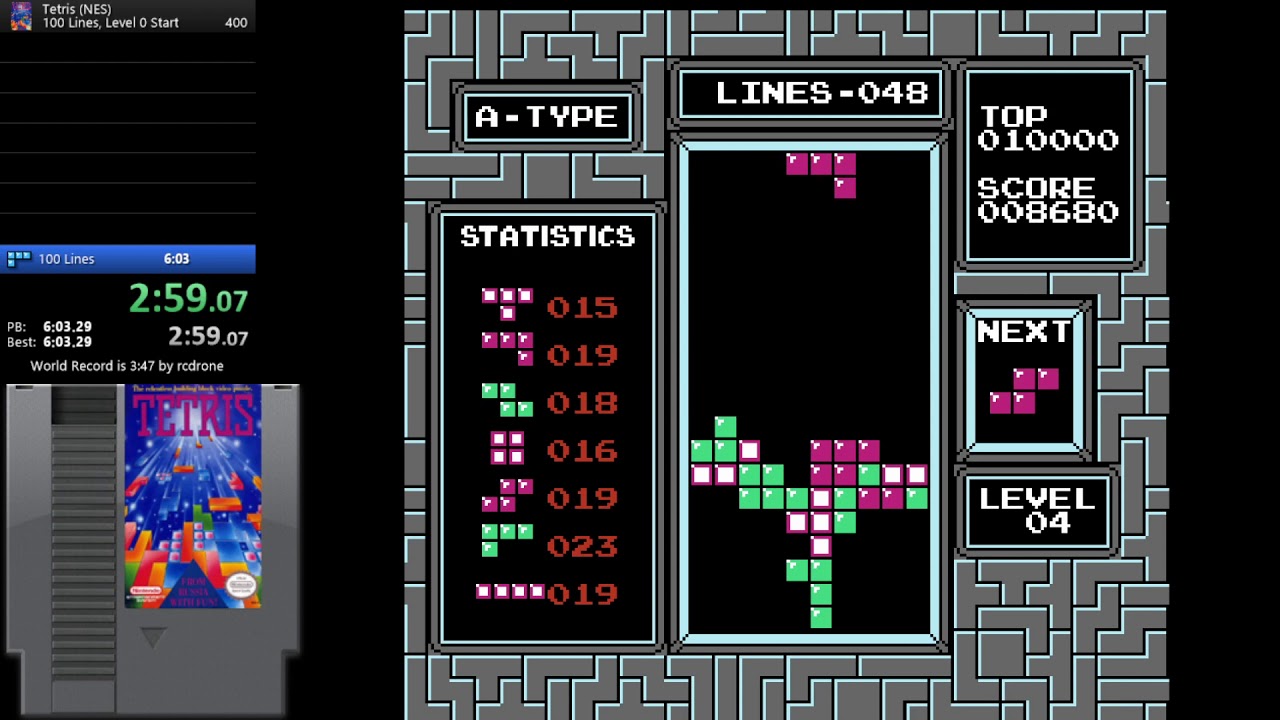 Tetris 100 lines 0 Start 5:54 - YouTube