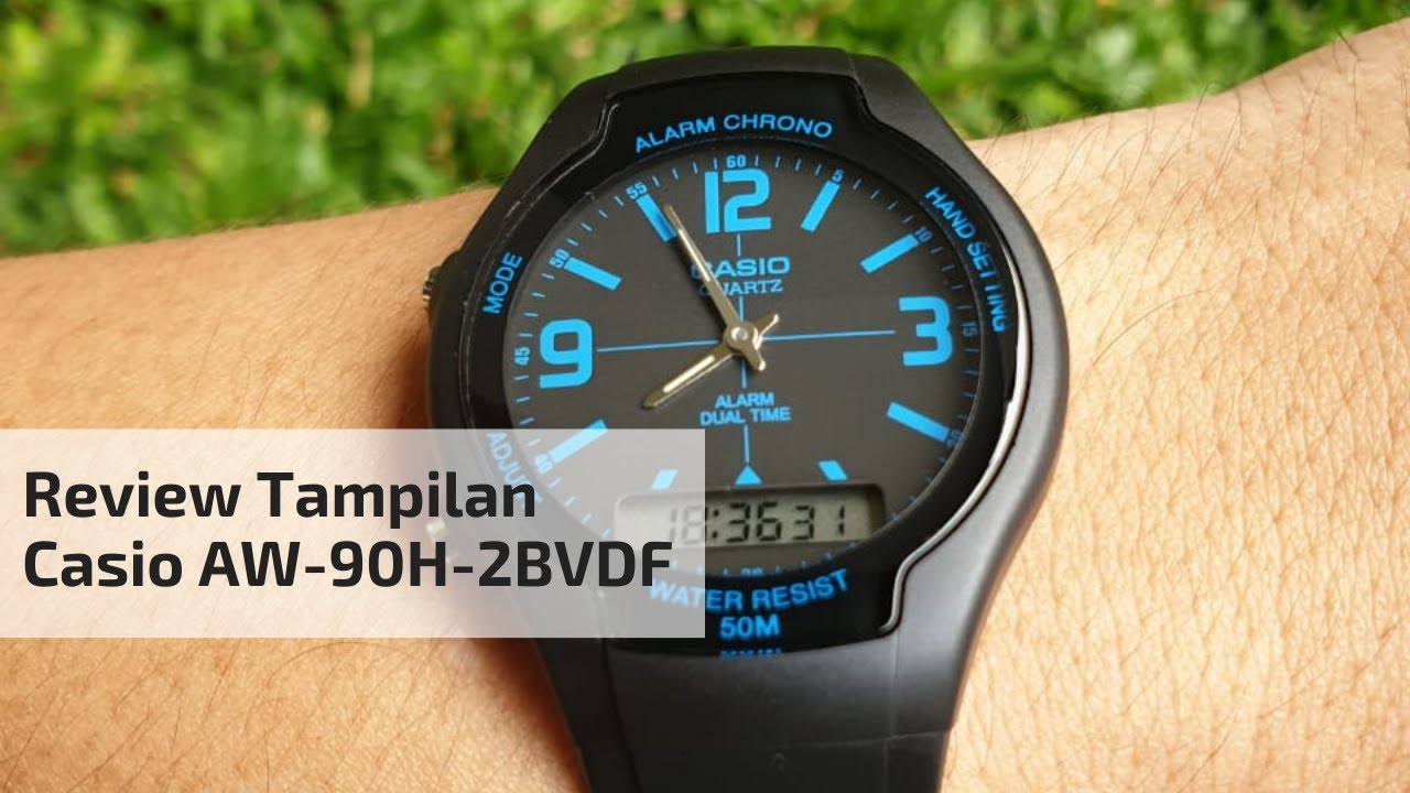 Review Tampilan Casio AW-90H-2BVDF - YouTube