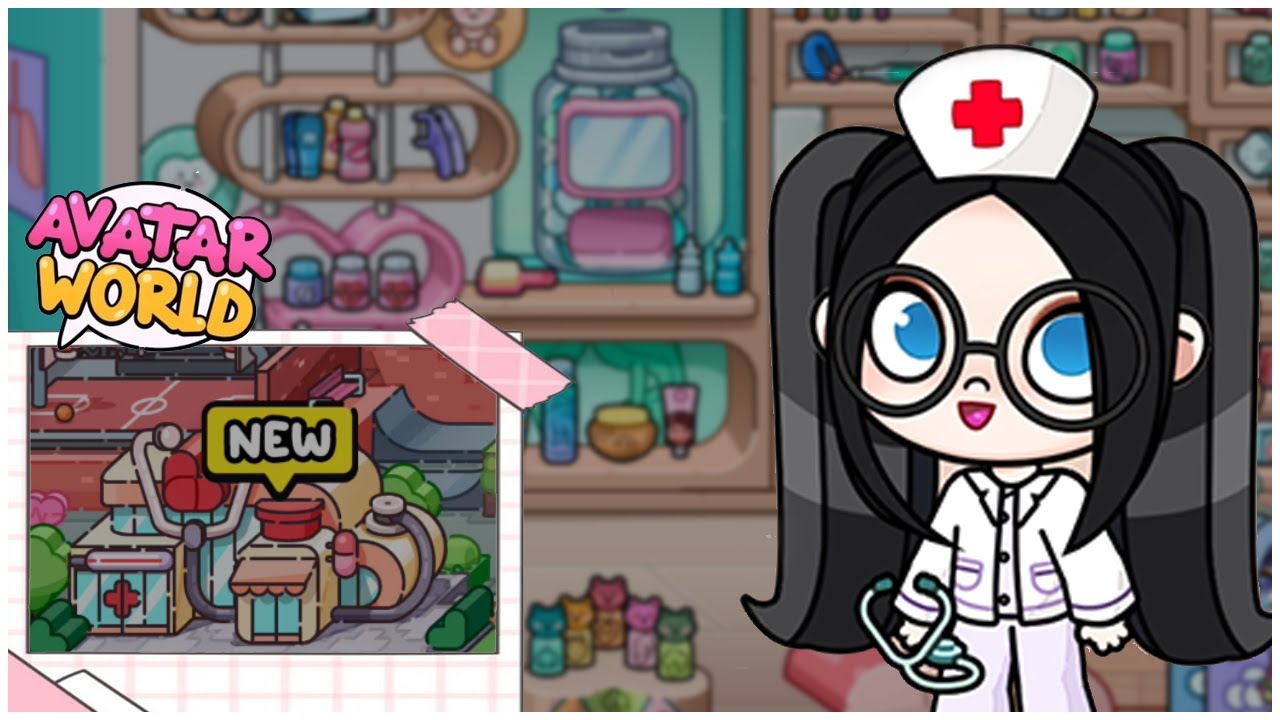 COOL LOCATION in Avatar World -HOSPITAL-. Much better than Toca Life ...