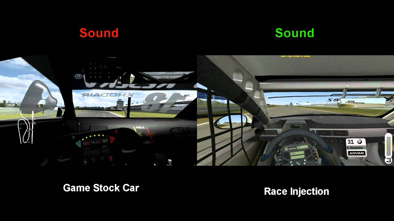 Race Injection VS Game Stock Car - YouTube
