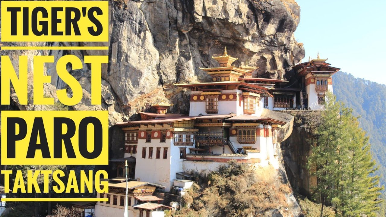 Trekking to the monastery on a cliff PARO TAKTSANG TIGER'S NEST, BHUTAN ...